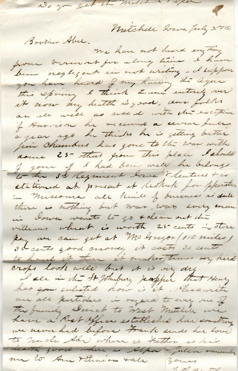 Letters to Norwich: The Civil War Letters of Jesse Hatch – Norwich ...