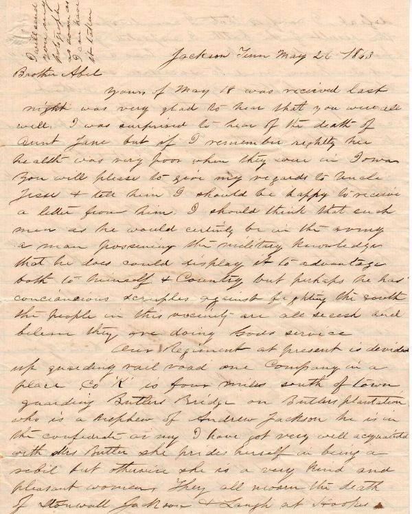 Letters to Norwich: The Civil War Letters of Jesse Hatch, 3 – Norwich ...